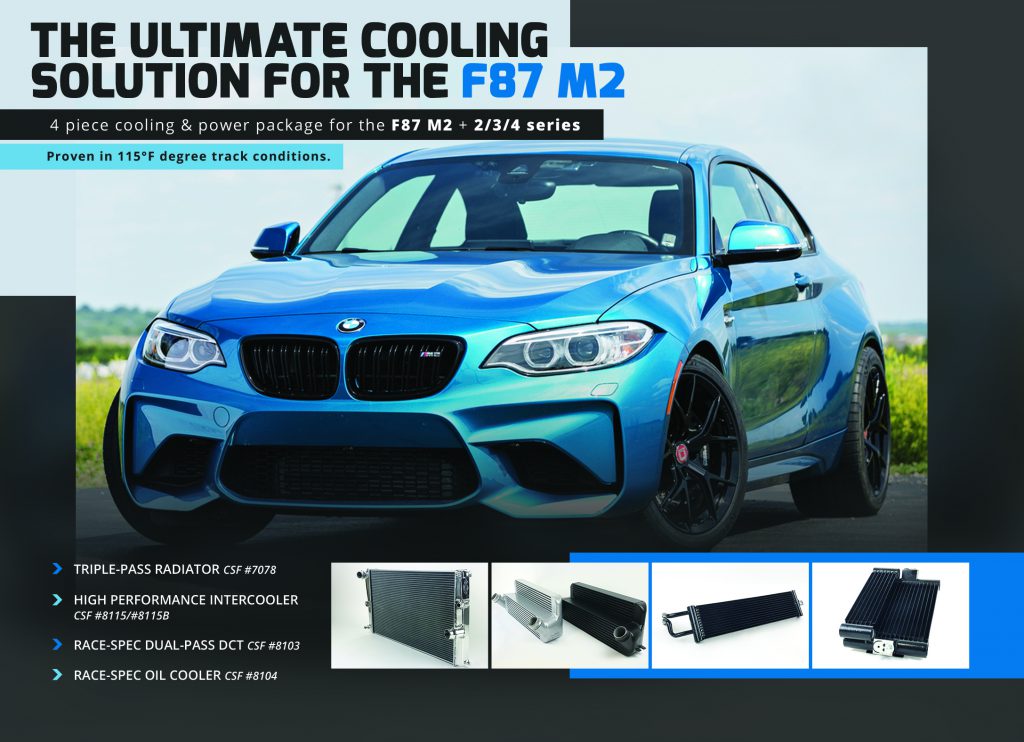 2017 BMW M2 Radiator by the Cooling Experts, CSF