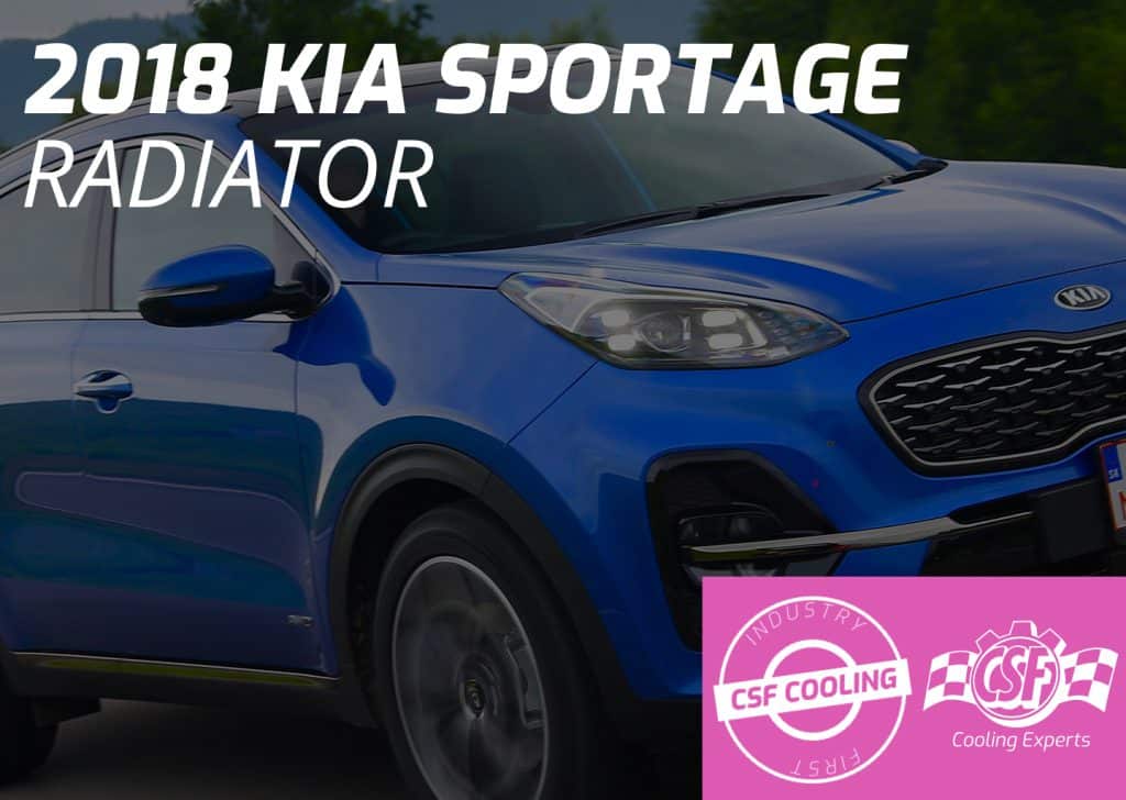 2018 Kia Sportage 2.0L Turbo Radiator by CSF, the Cooling Experts