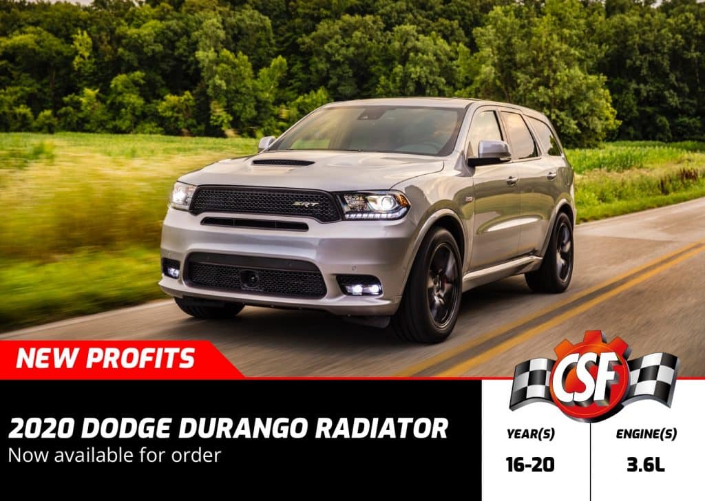 2020 Dodge Durango Radiator by CSF, the Cooling Experts