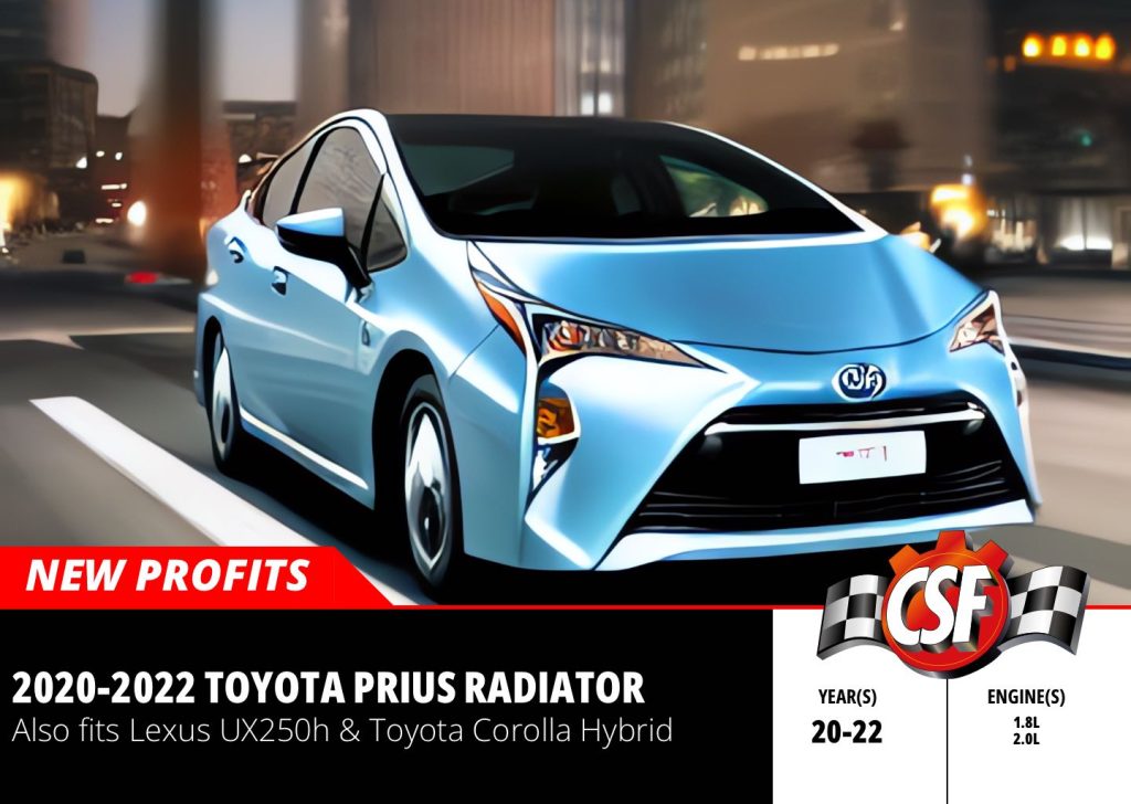 2020 Toyota Prius Radiator by CSF, the Cooling Experts