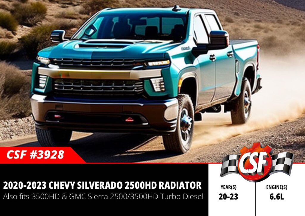 2023 Chevrolet Silverado 2500HD Radiator by CSF