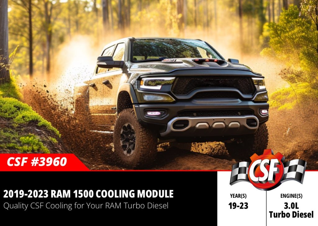2023 RAM 1500 Radiator - CSF Cooling